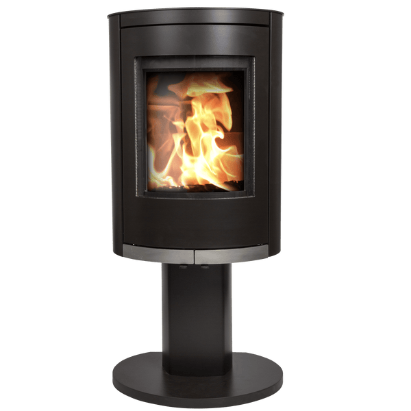 Ovale Tall on Pedestal 5kW Woodburning Stove – IDEAL STOVES